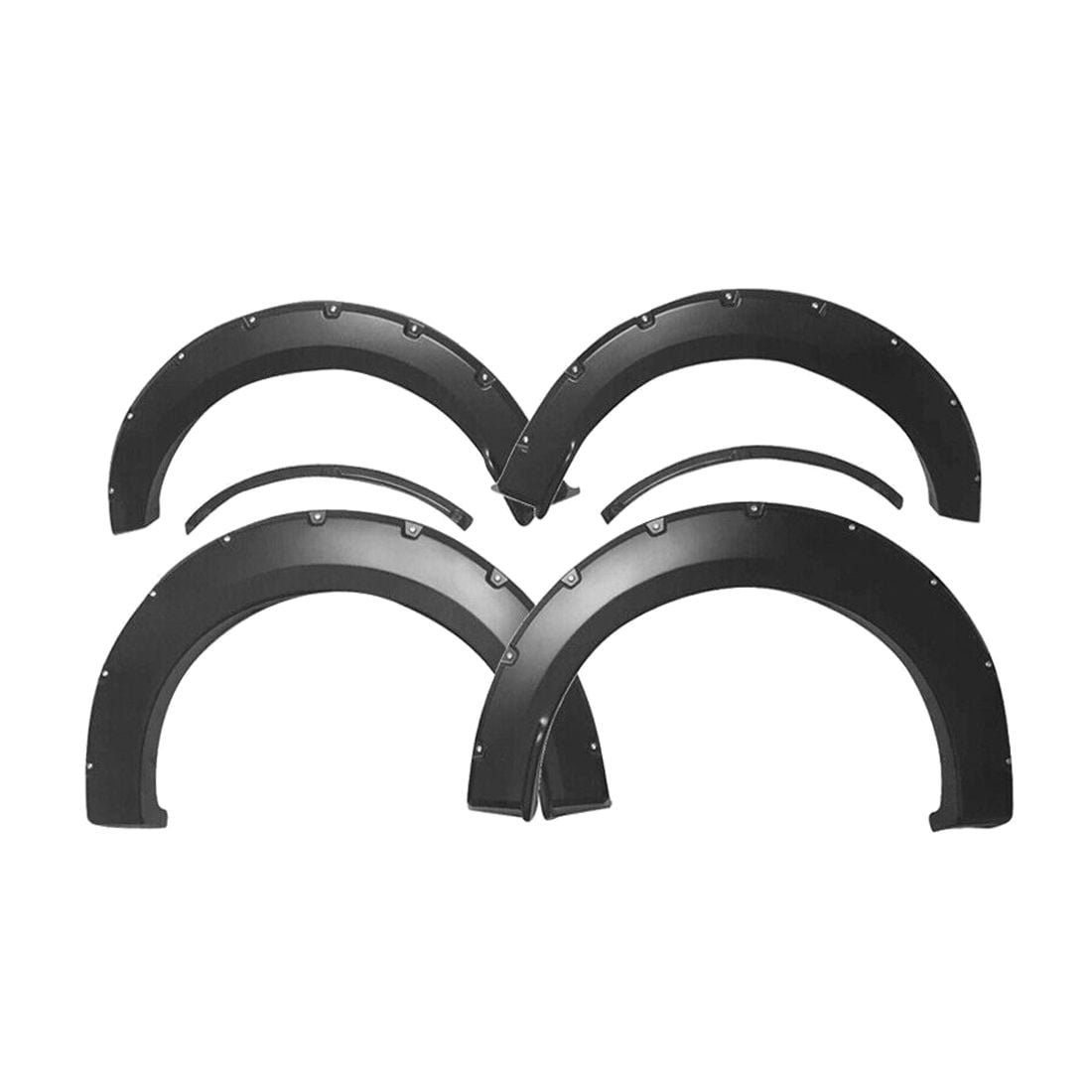Geelife Fits 15-17 Ford F150 Pocket Rivet Style Matte Black Wheel ...