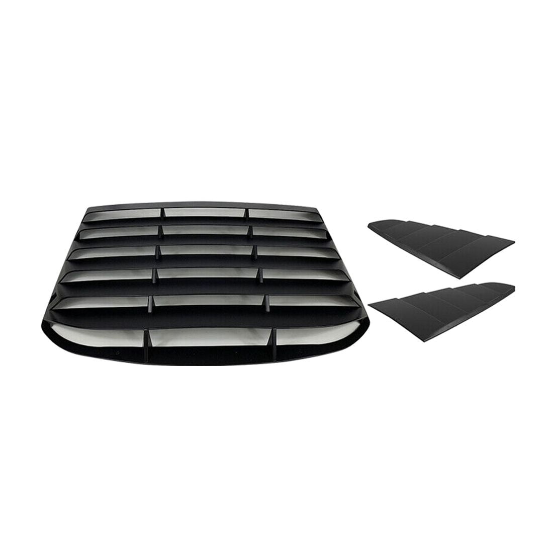 Geelife Fits 15-23 Ford Mustang CV Style Rear Window Louver with Side ...