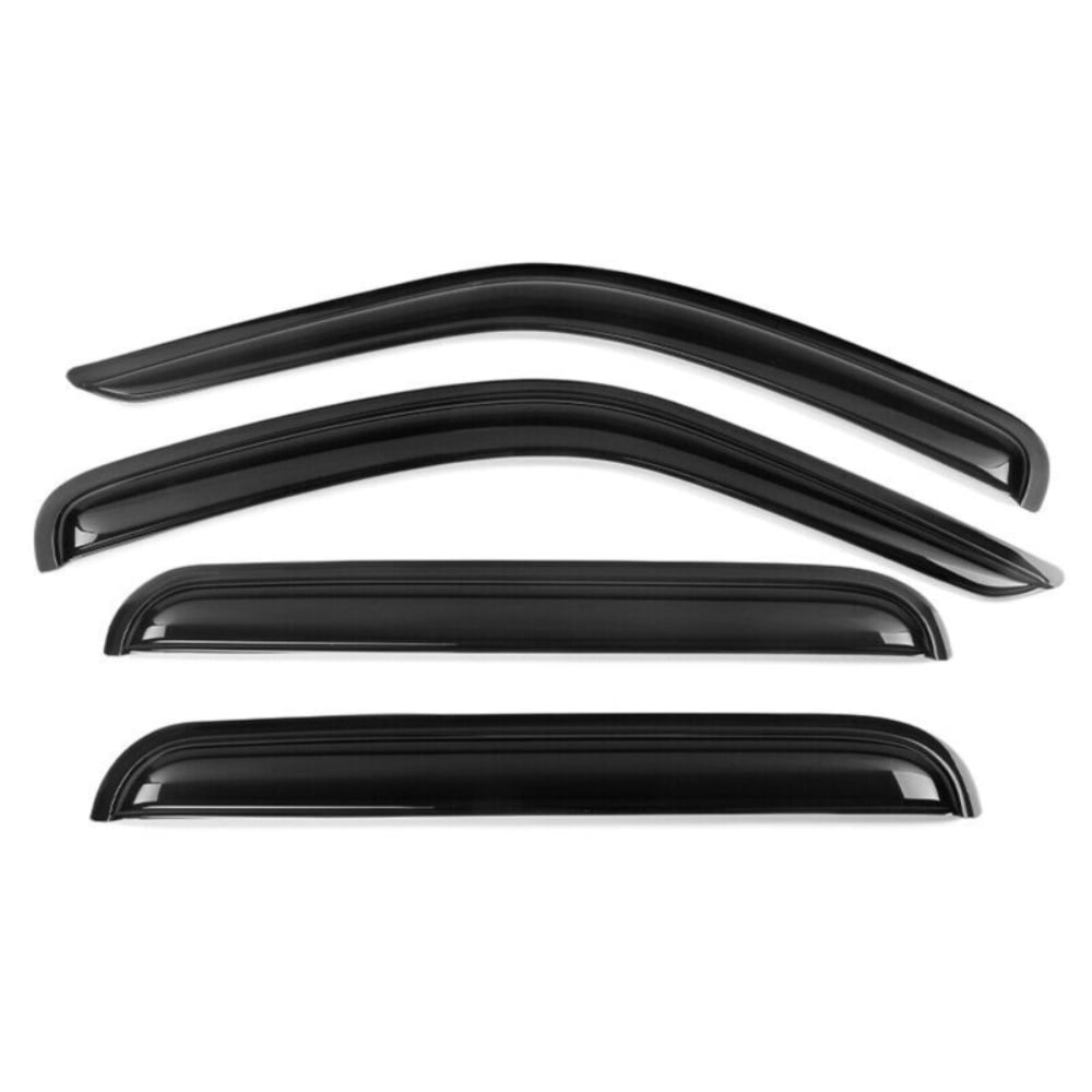 Geelife For 02-07 Jeep Liberty KJ Window Visors Rain Sun Guard Acrylic ...