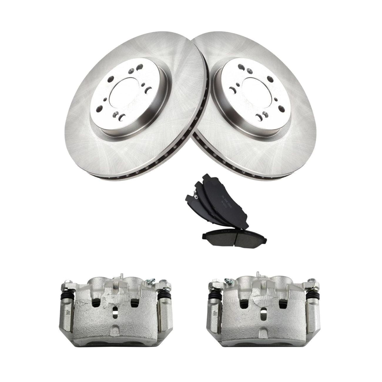 Geelife For 09-15 Honda Pilot Front Brake Calipers Ceramic Pads ...