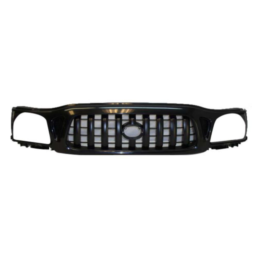 Geelife For 2001-2004 Toyota Tacoma S-Runner/Prerunner Model Dlx Model Grille All Black ...
