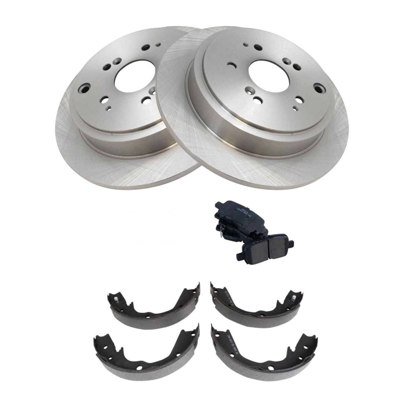 Geelife For 2003-2008 Honda Pilot Sport Utility Rear Ceramic Brake Pad ...