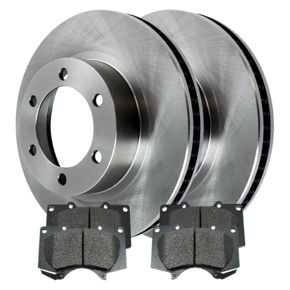 Geelife Front Brake Rotors & Pads For Toyota 4Runner FJ Cruiser Tacoma ...