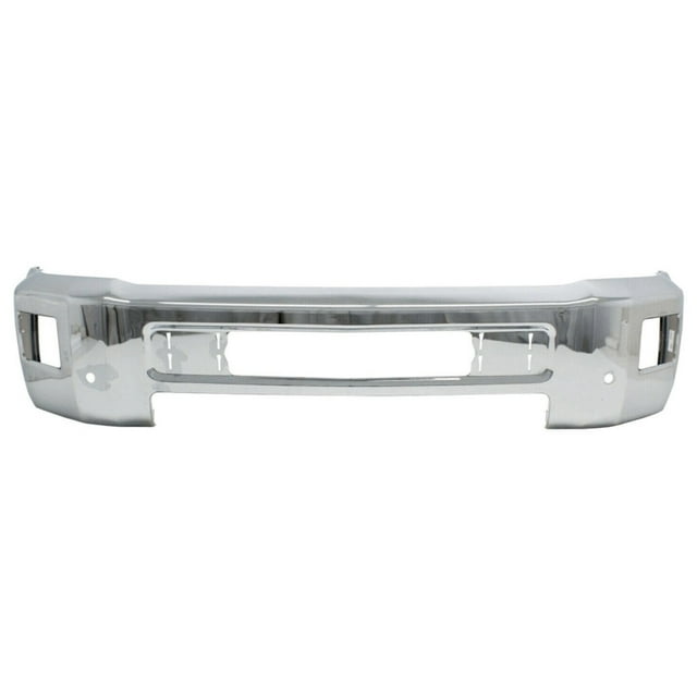 Geelife Front Bumper Chrome Face Bar W/ Fog & Park For 2015-2019 ...