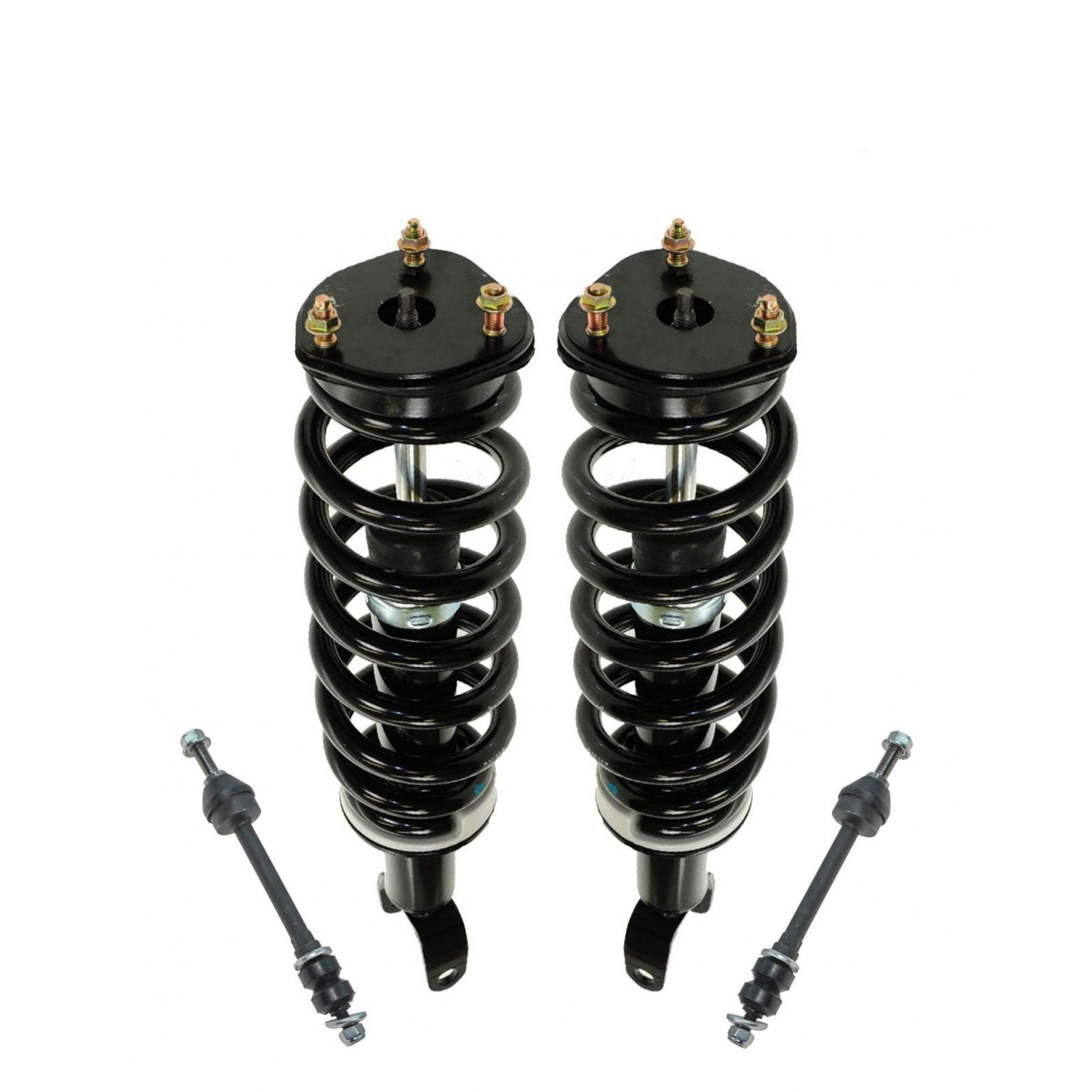 Geelife Front Loaded Strut Spring Assembly Sway Bar Suspension Kit 4pc ...