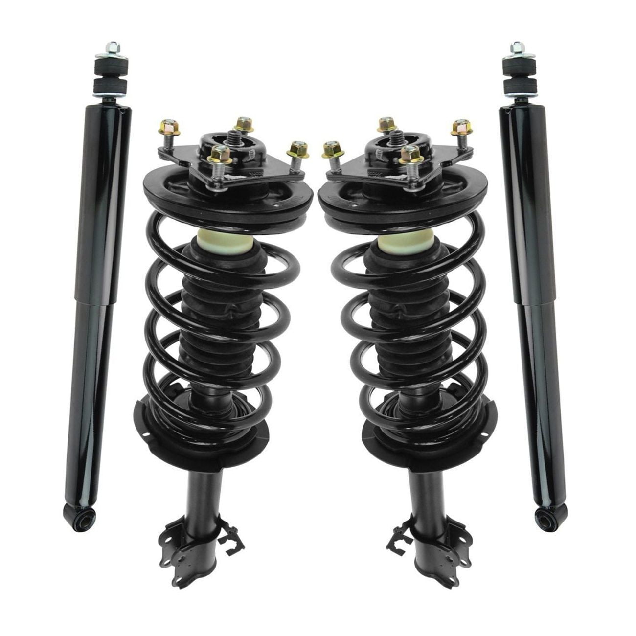 Geelife Front Rear Shock Strut Spring Loaded Assembly Kit Set 4pc For