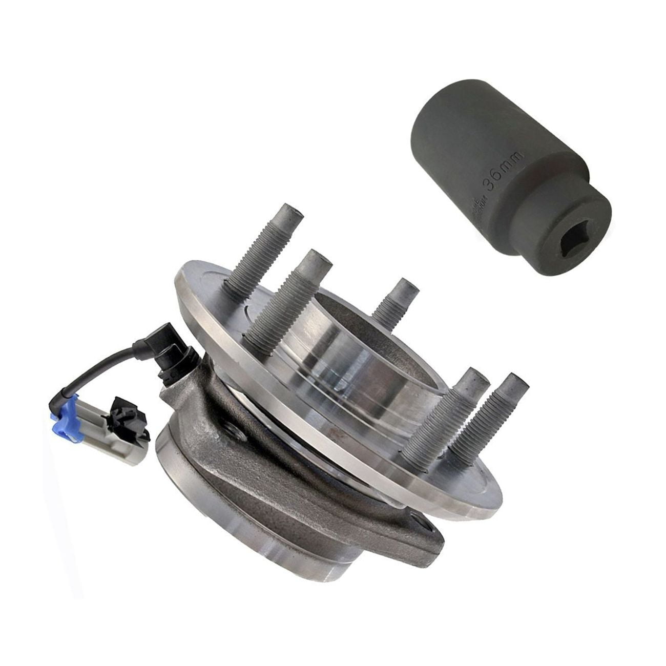 Geelife Front Wheel Hub & Bearing Left or Right w/ 36mm Socket for ...