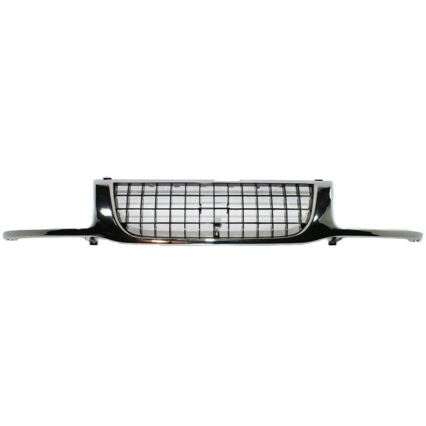 Geelife Grille For 1993-97 Rodeo Sport Utility Chrome Shell w/ Black ...