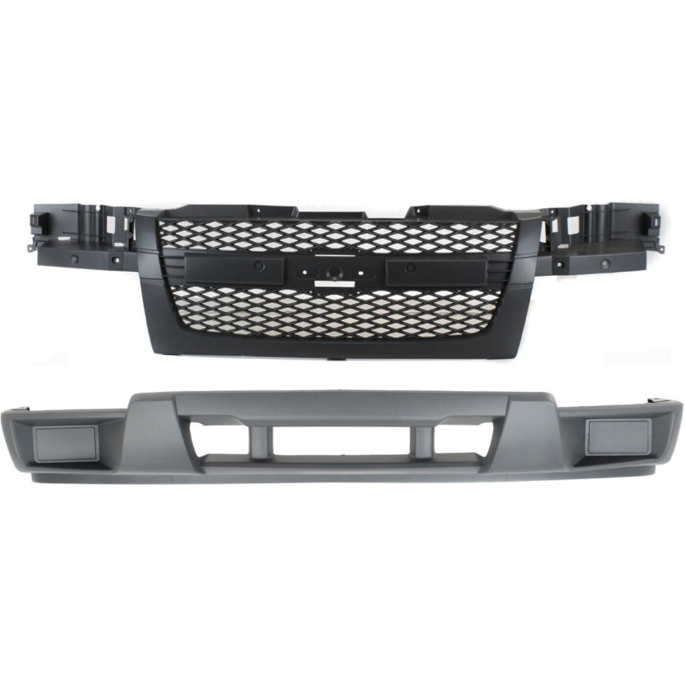 Geelife Grille Kit For Chevrolet 2004-2012 Colorado Front 2-pc Design ...