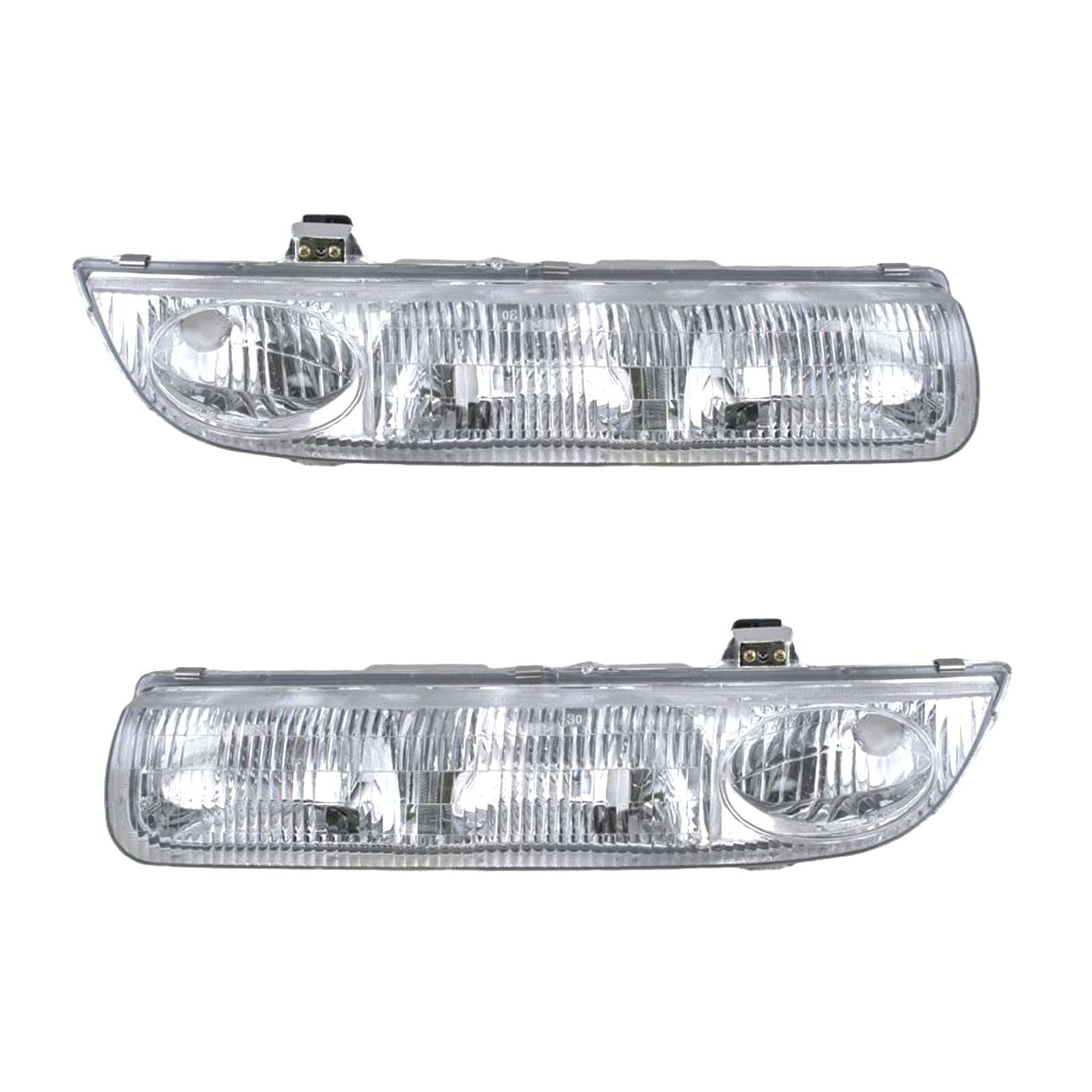 Geelife Headlights Headlamps Set Left & Right For 1996-1999 SL SL1 SL2 ...