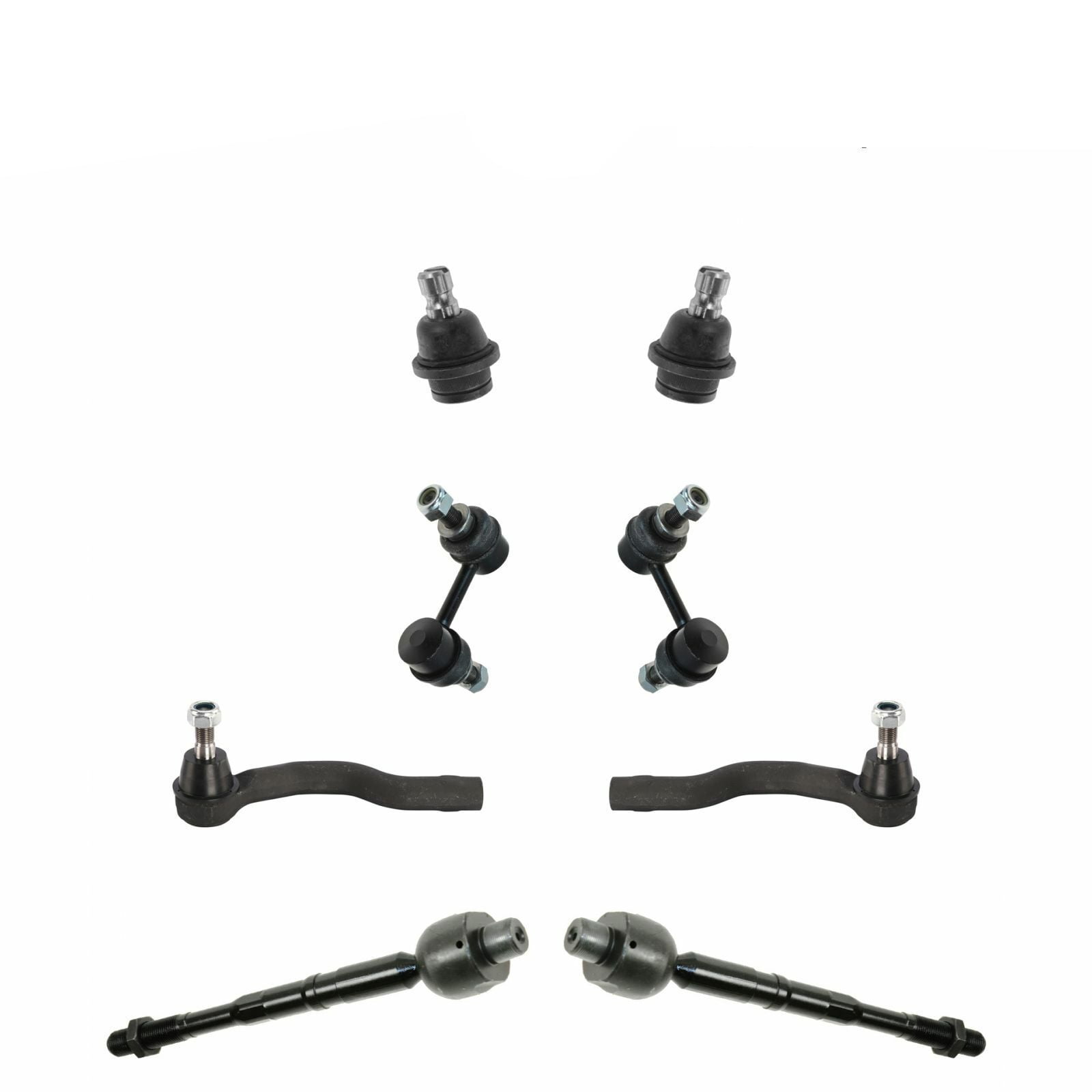 Geelife Inner Outer Tie Rod End Sway Bar Ball Joint Set 10 For INFINITI ...