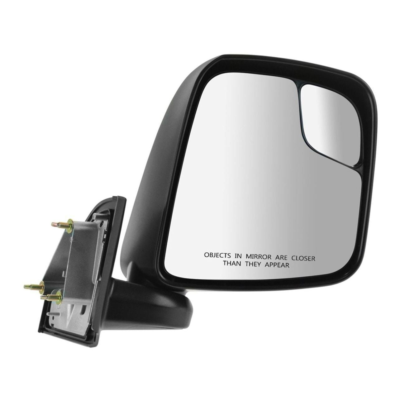 Geelife Mirror Manual Textured Black Convex Insert Passenger Side Right ...