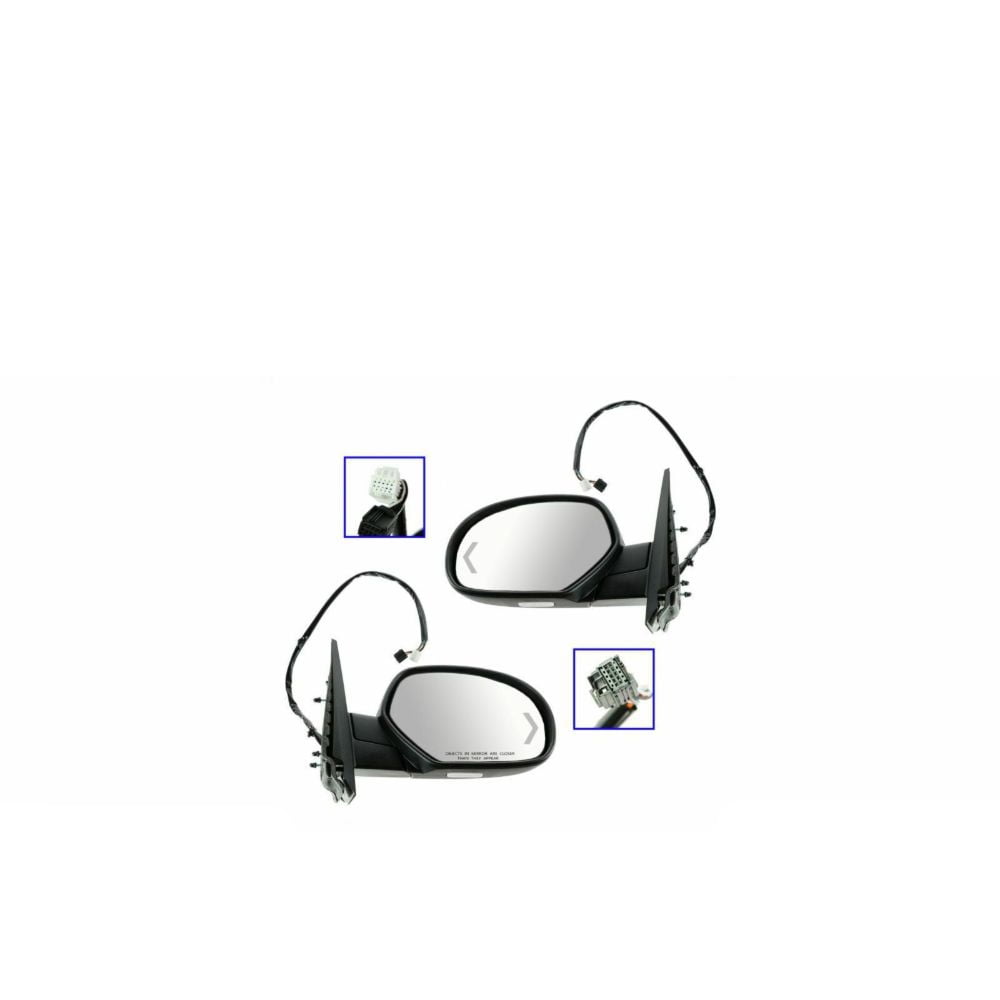 Geelife Mirror Power Folding Heated Memory Puddle Signal Pair Set for ...