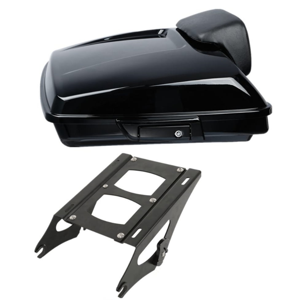 Geelife Razor Pack Trunk +Pad 2 Up Rack For Harley-Davidson Tour Pak ...