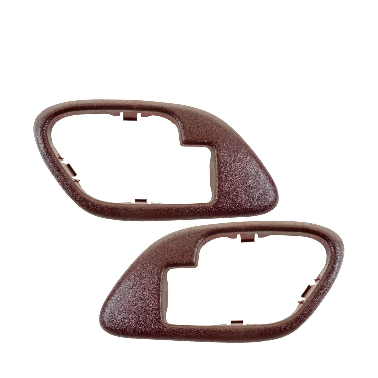 Geelife Red Interior Inside Door Handle Bezel Left/Right Pair Set For ...