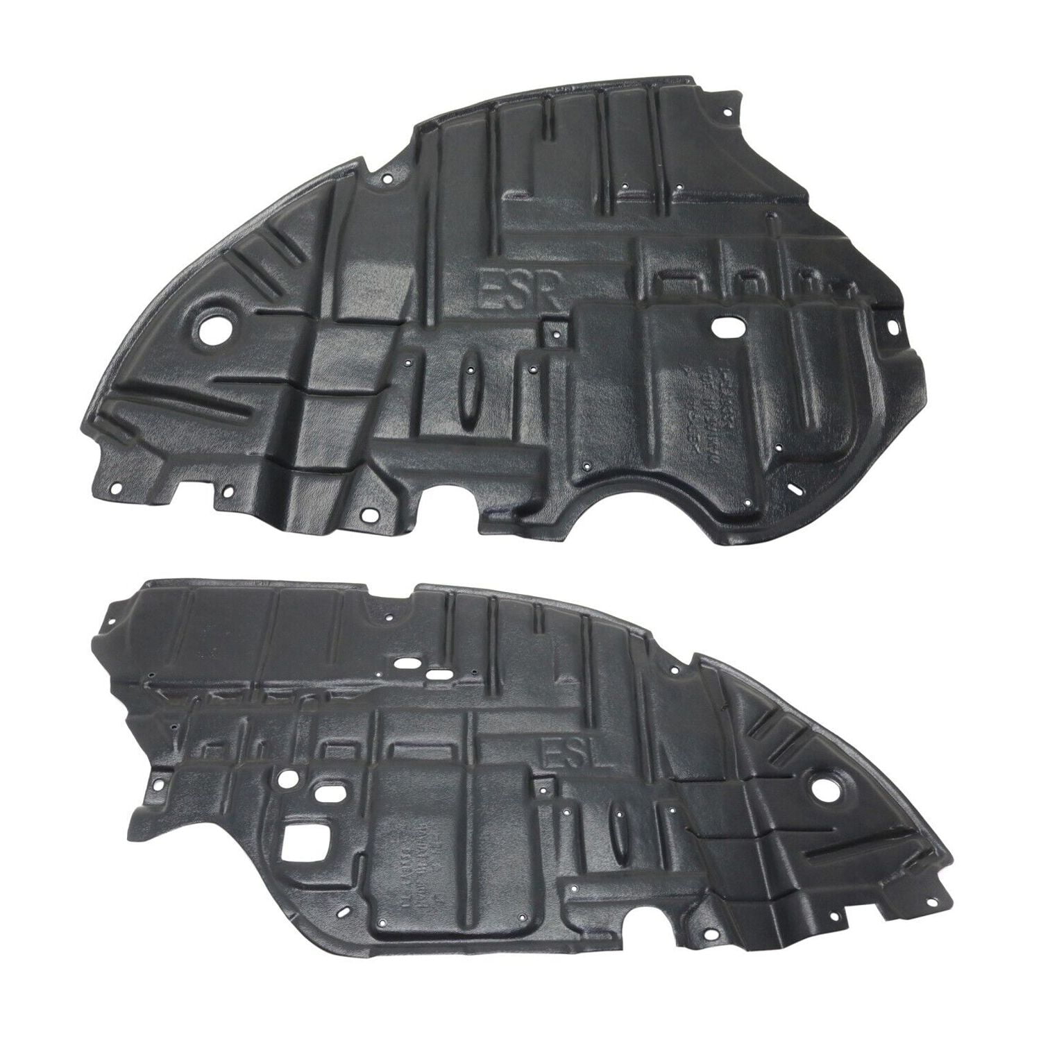 Geelife Set of 2 Engine Splash Shields Driver & Passenger Side Left ...