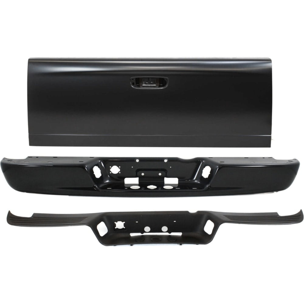 Geelife Set of 3 Rear Step Bumper Face Bars For Dodge Ram 1500 Ram 2500 ...