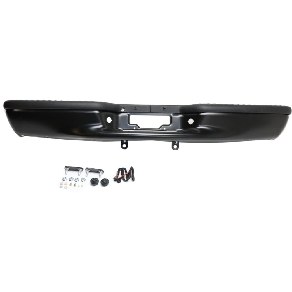 Geelife Step Bumper For 97-03 F-150 04 F-150 Heritage Black w/brackets ...