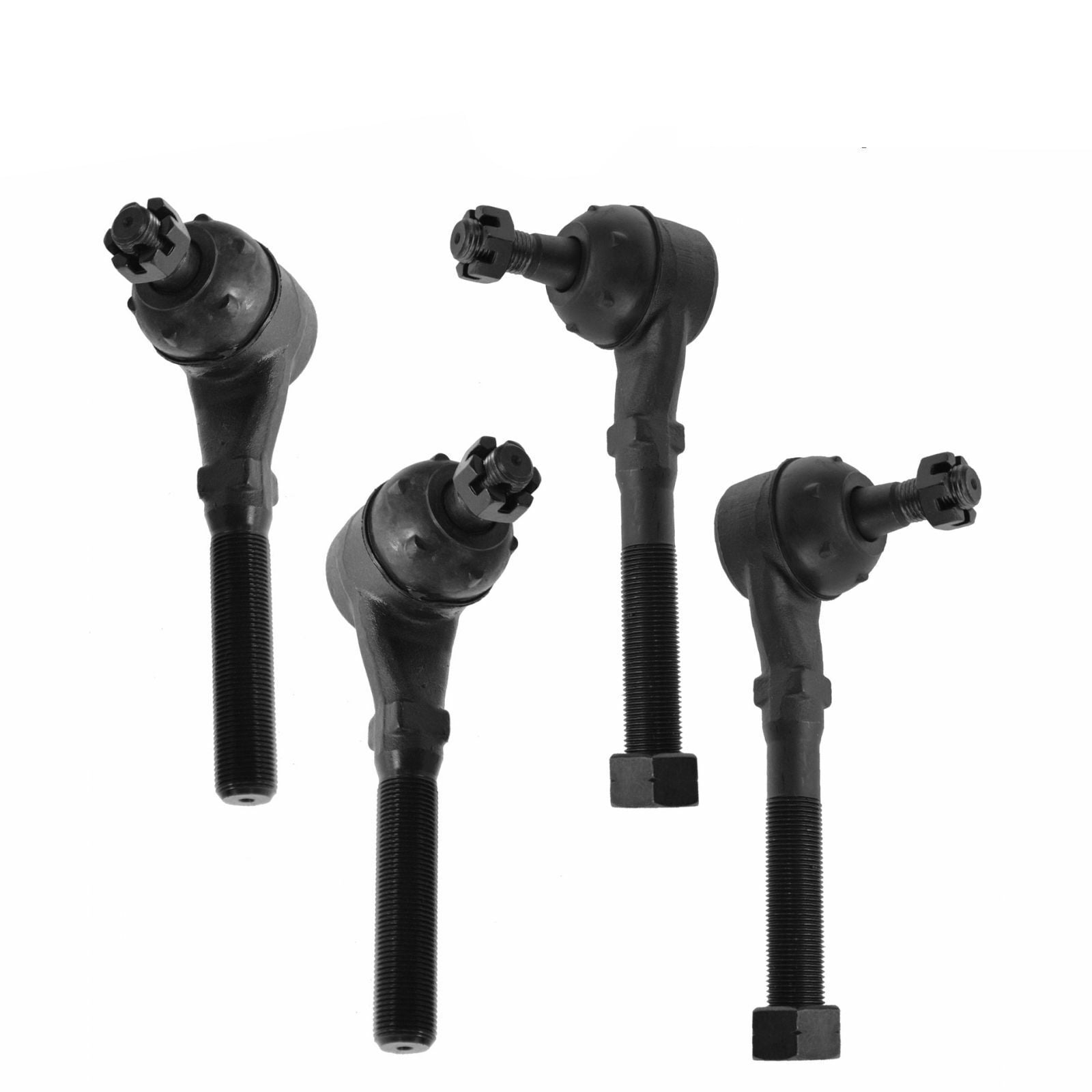 Geelife Tie Rod End Set Kit of 4 Front Inside Inner Outside Outer For ...
