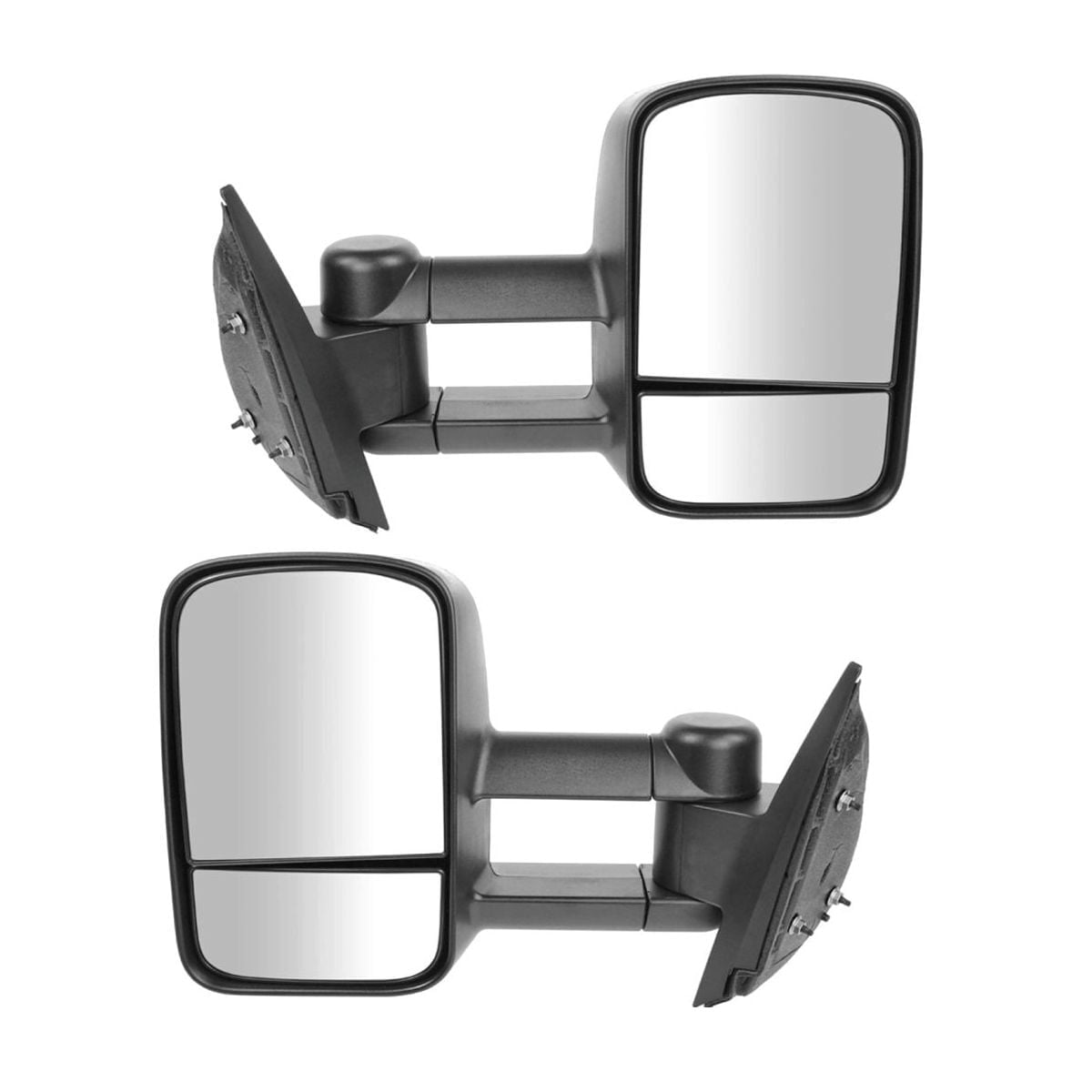 Geelife Tow Mirror Manual Textured Black Set for Silverado Sierra ...