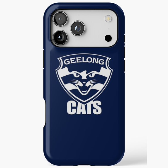 Geelong Cats Club Protective Case for iPhone 11 12 13 14 15 16 17 Pro ...