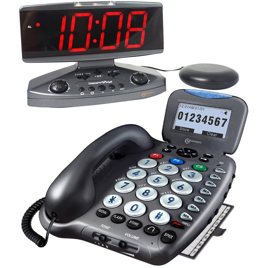 Geemarc AMPLI555 40db Answering System with Talking Caller ID and Sonic ...