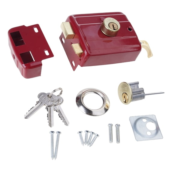 Geemin Robusts Door Lock Security Door Lock Secure Antique Look Metal ...
