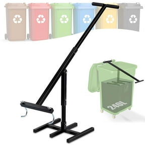 TrashTrainer Trash Can Hauler, Garbage Can Towing Straps, Works with ...
