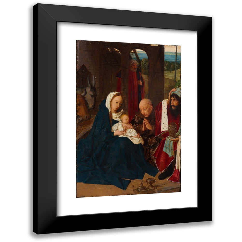 Geertgen tot Sint Jans 17x24 Black Modern Framed Museum Art Print ...