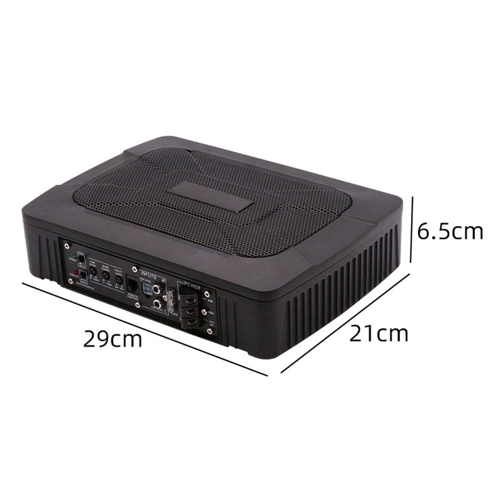 Geetinfly 12V Ultra Thin Subwoofer Car Active Subwoofer Audio Speaker ...