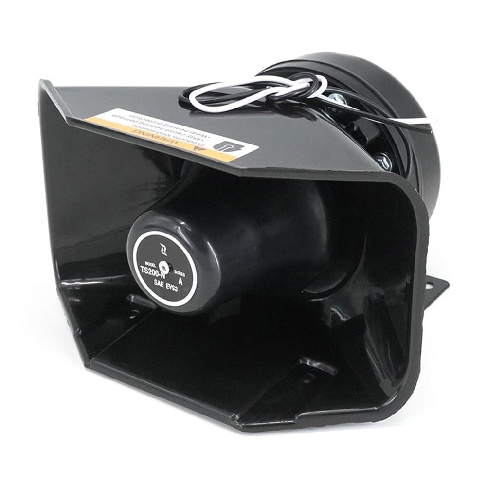 Geetinfly 200W Car Warning Alarm Horn Police Fire Siren Speaker DC ...