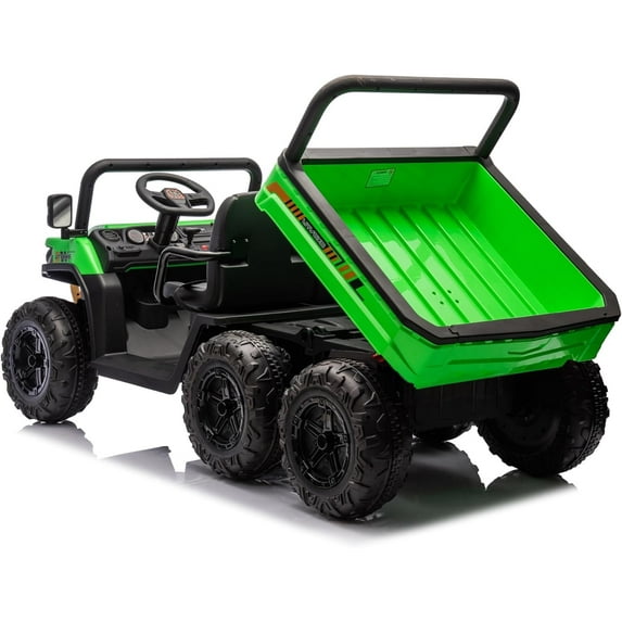 Geetinfly 24V Electric Car,2-5MPH Speeds Automatic Truck Bed Parent ...