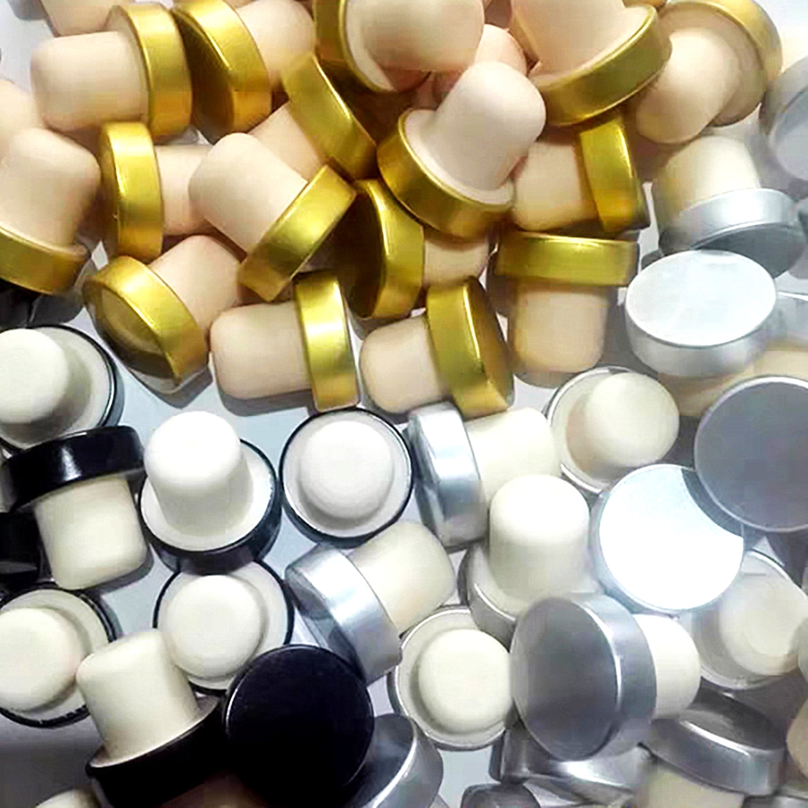 Geetinfly 24pcs Wine Bottle Stopper Reusable T-shaped Sealing Plug ...