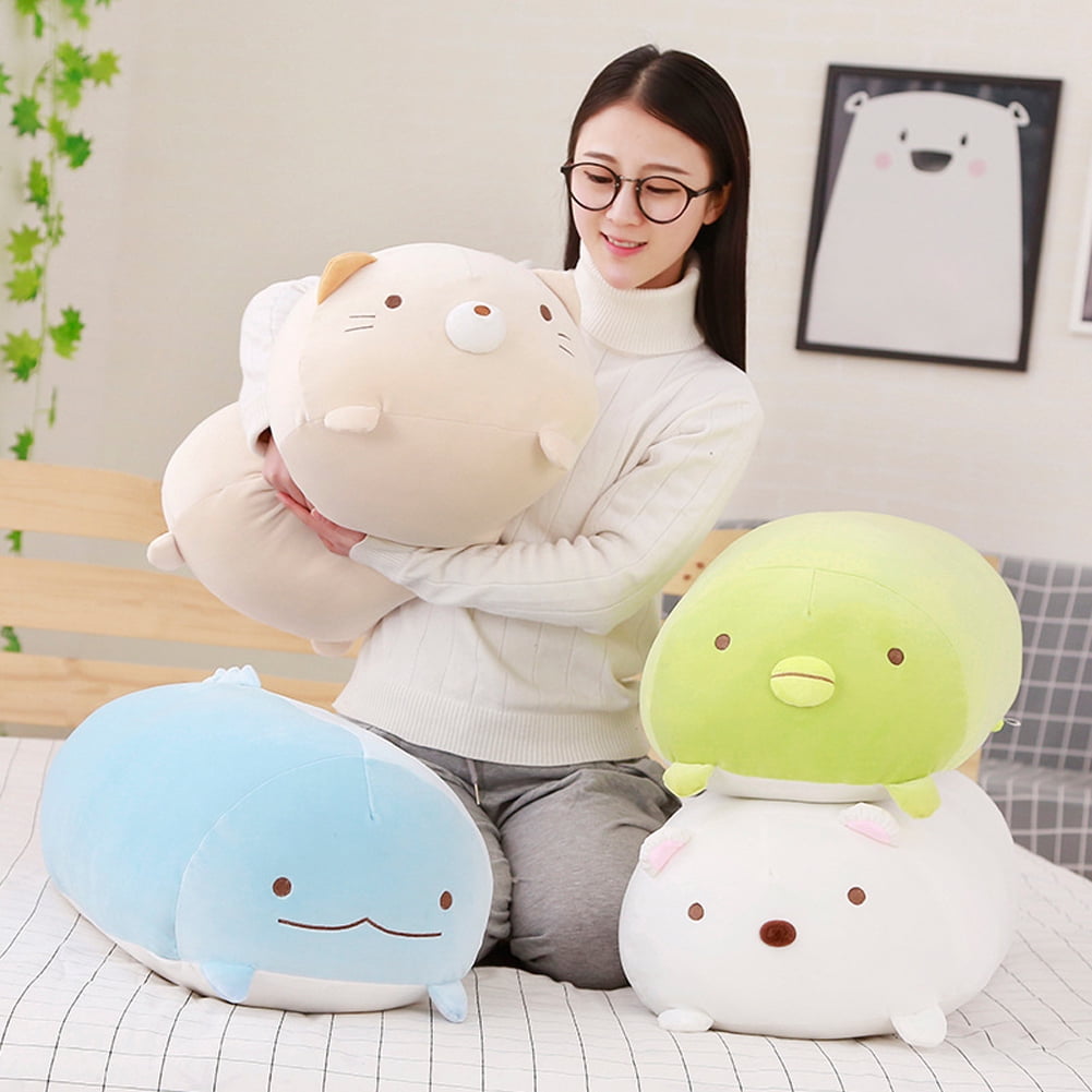 Geetinfly 25cm/60cm Cute Corner Bio Plush Doll Soft Stuffed Sumikko ...