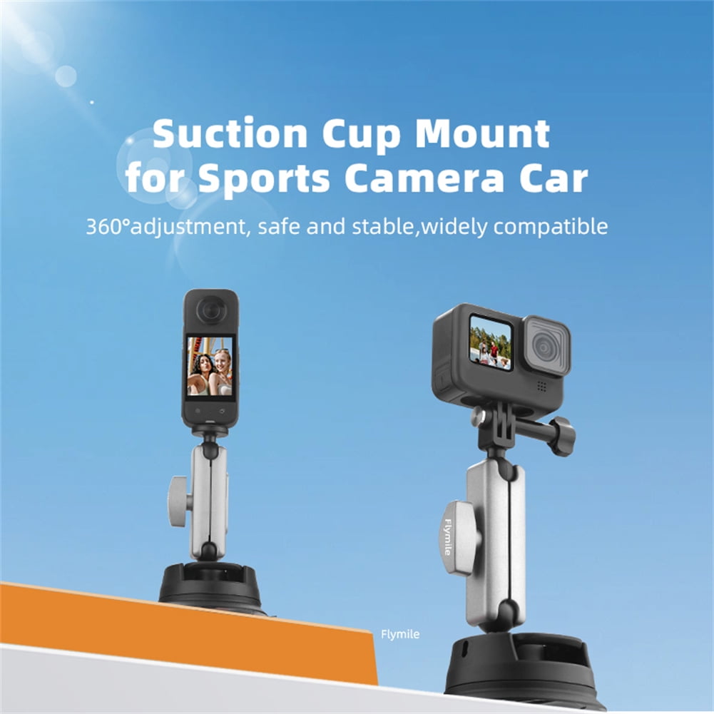 Geetinfly Action Camera Car Mount Suction Cup Camera Car Holder Non ...