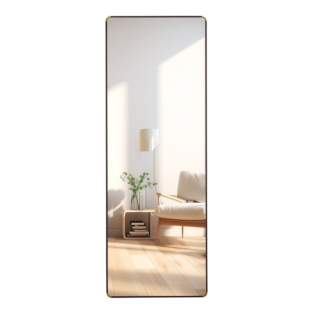 Geetinfly Full Length Mirror, Wall Mounted/ Floor Standing Decorative ...