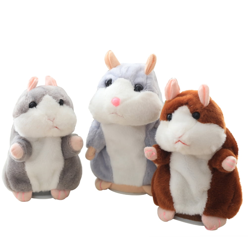 Geetinfly Lovely Talking Plush Hamster Toy, Can Change Voice, Record ...