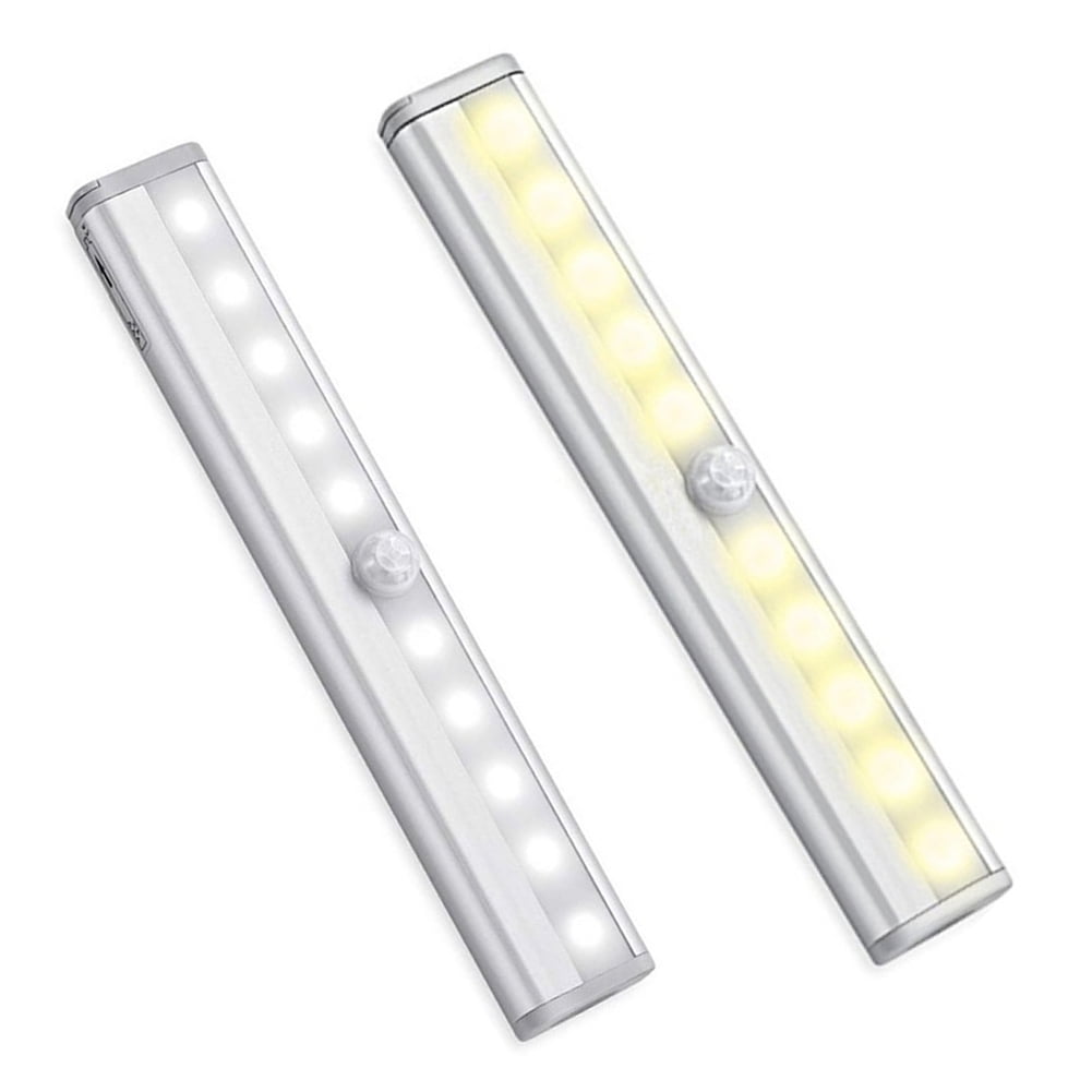 Geetinfly Motion Activated RV Step Lights 10 LED Battery Powered ...