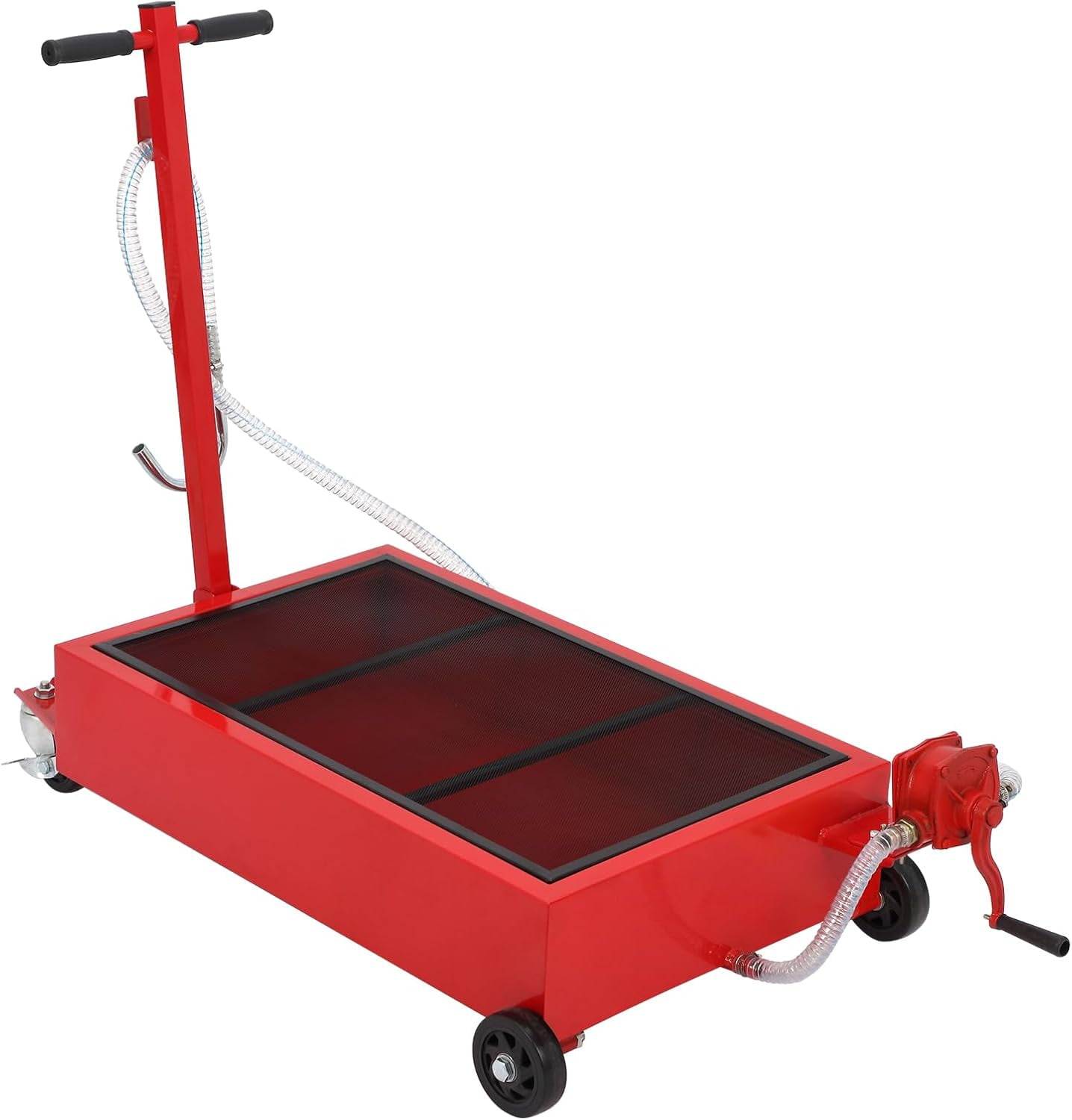 Geetinfly Oil Drain Pan 15 Gallon Tank, 57L Oil Change Pan with Hand ...