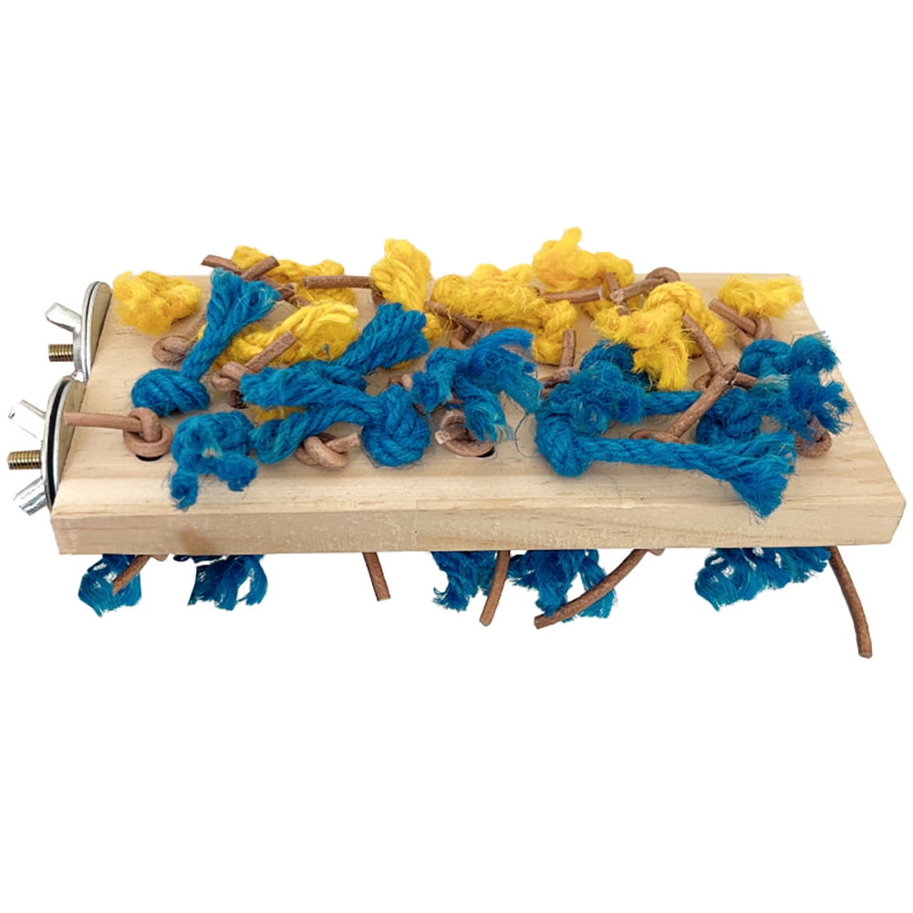 Geetinfly Wood Bird Perch, Parrot Standing Stand, Wooden Platform ...