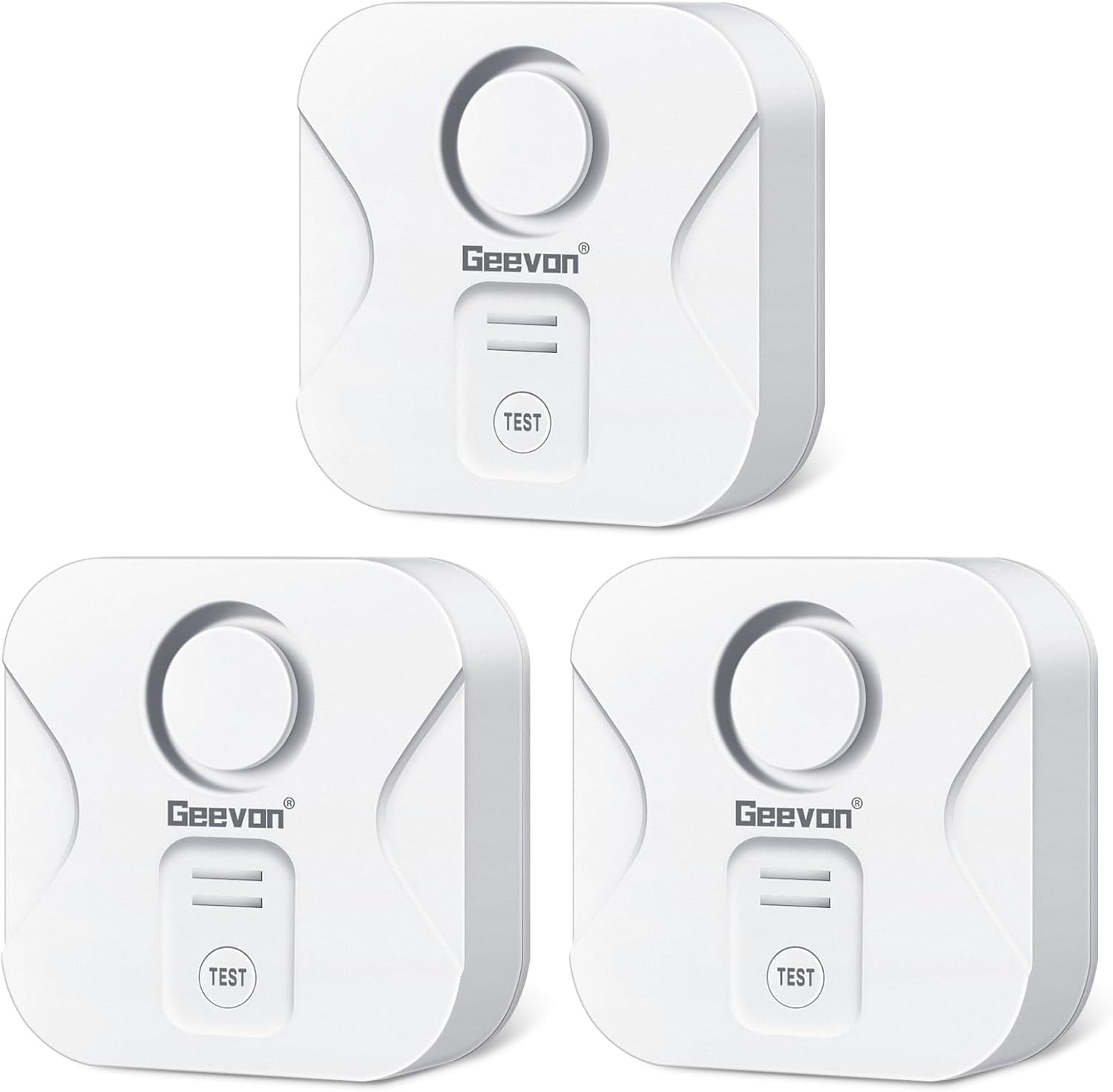 Geevon 3 Pack Water Leak Detectors for Home, 100dB Loud Water Sensor ...