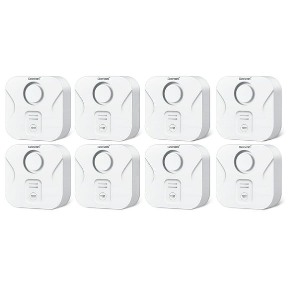 Geevon 8 Pack Water Leak Detectors for Home, 100dB Loud Water Sensor ...