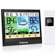 BALDR Home Weather Station & Indoor Outdoor Thermometer with Wireless ...