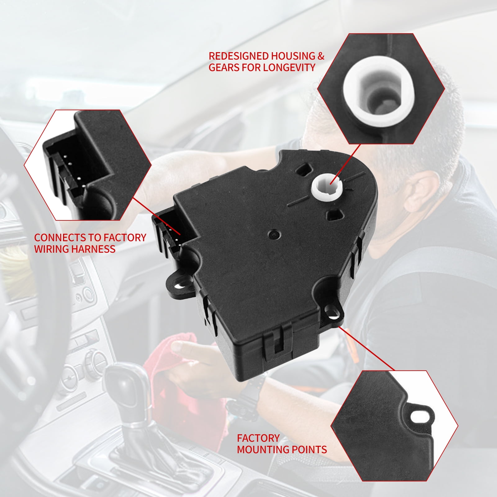 Geevorks Actuator,Sierra Suburban Sonoma Blend Door Suburban Sonoma ...