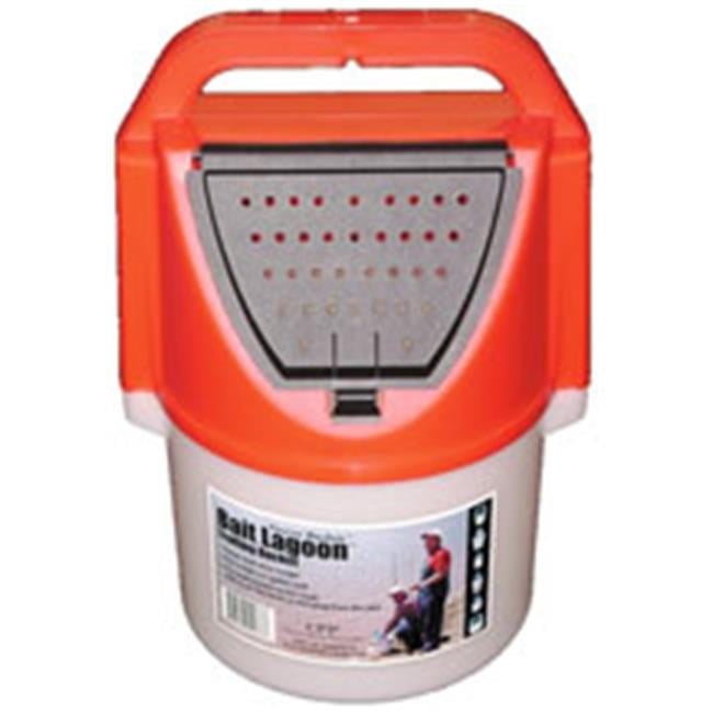 Geezer Buckets Bait Lagoon, Trolling Bucket, Medium, Red Top - Walmart.com