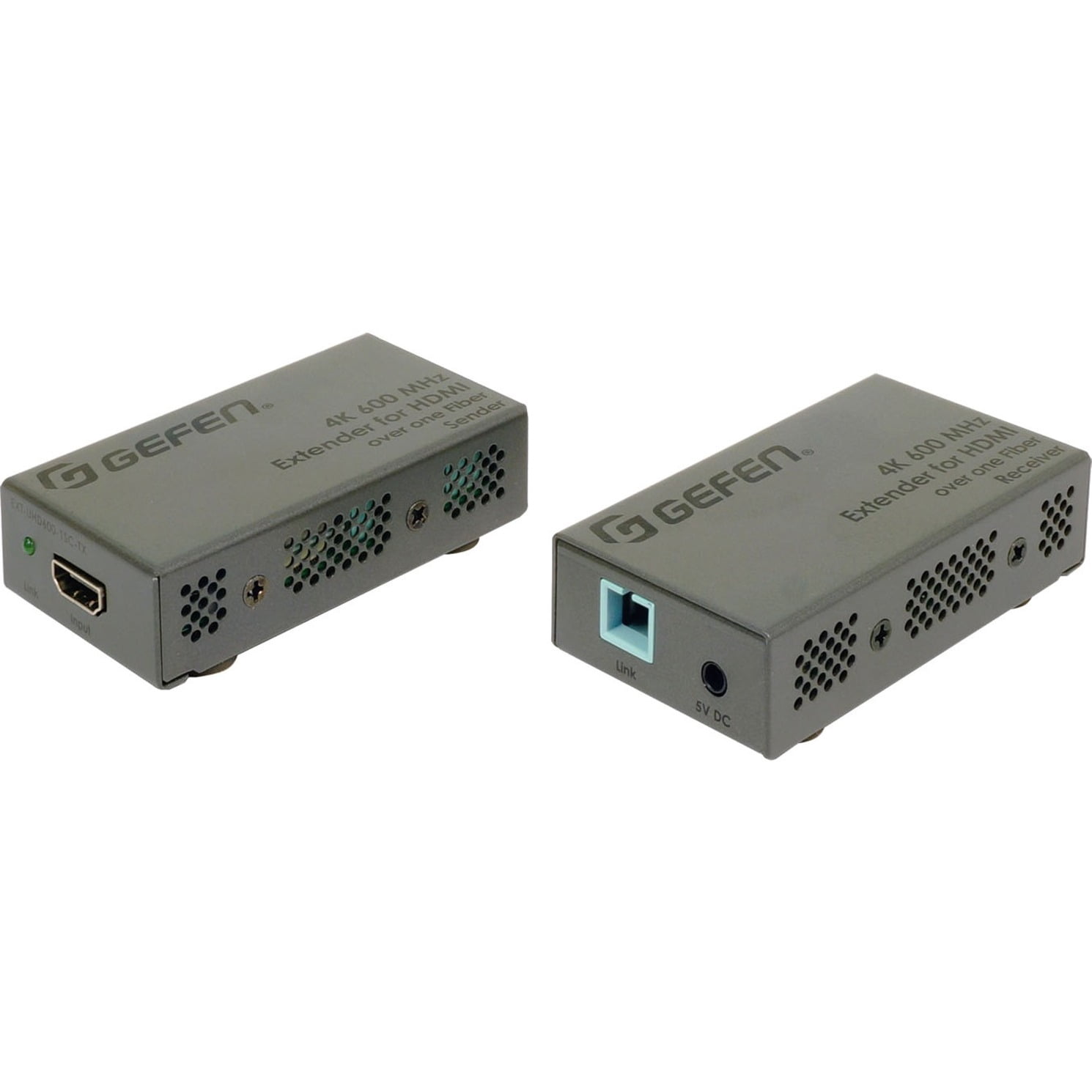 Gefen 4K Ultra HD 600 MHz Extender For HDMI Over One Fiber-Optic Cable ...
