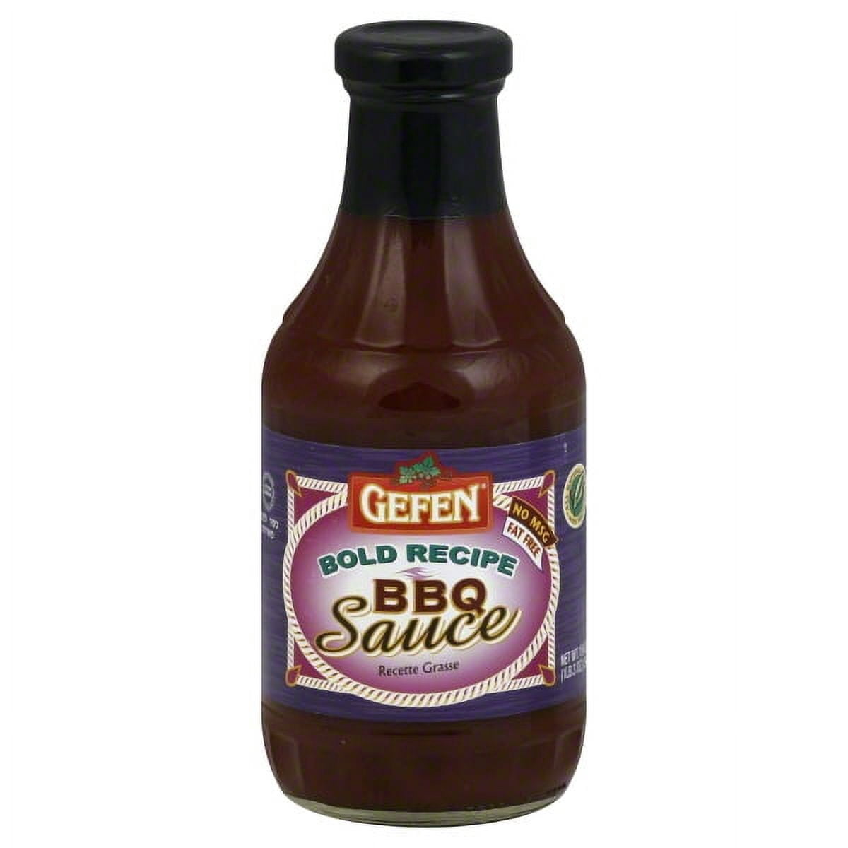 Gefen Bold Recipe BBQ Sauce No MSG Fat Free 18 Oz. Pk Of 6. - Walmart.com