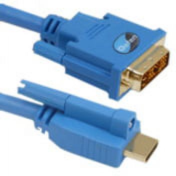 Gefen - CAB-DVI2HDMI-LCK-06MM - Gefen DVI to HDMI Locking Cable - DVI ...