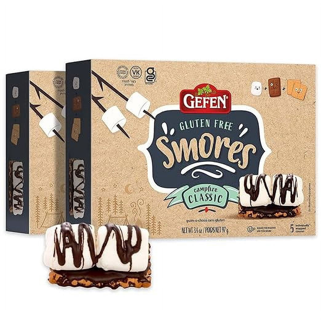 Gefen Gluten Free S'mores Cookie with marshmallow & Chocolate Drizzle ...