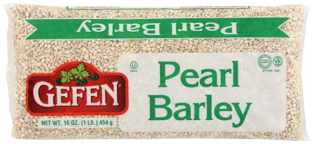 Gefen Pearl Barley Total of 3 Pounds, Pearled Barley, Product of The ...